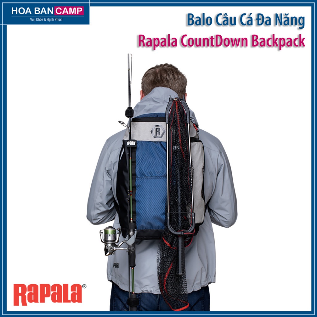 Balo Câu Cá Đa Năng Rapala CountDown Backpack | Shopee Việt Nam