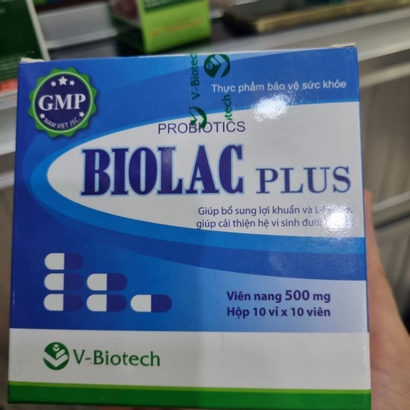 Viên uống BIOLAC PLUS - Probiotics ( Hộp 100 viên) | Shopee Việt Nam