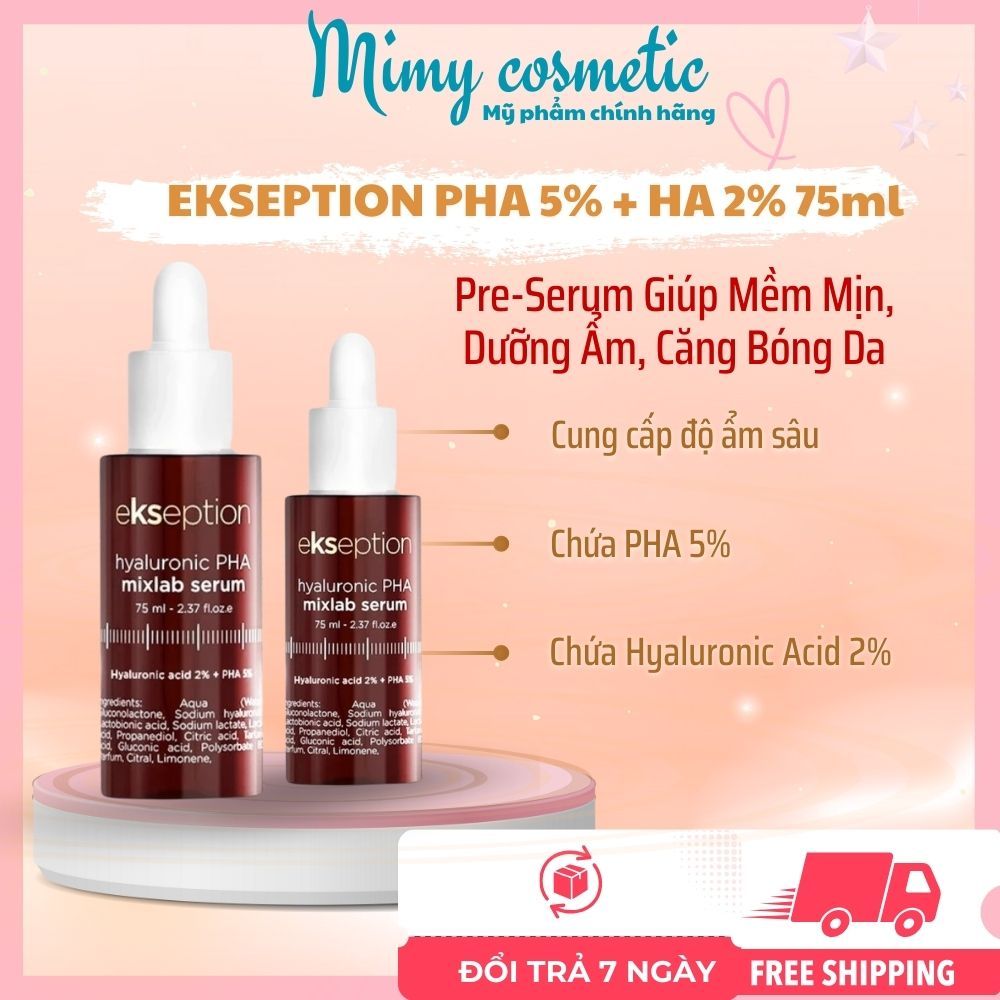 [Hàng Công Ty] Serum Ekseption Hyaluronic B5 + HA Mixlab 75ml – Dưỡng ...