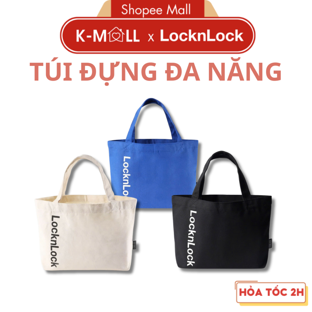 Túi Đựng Đa Năng LocknLock Daily Multi-Purpose Bag HWB825 3 Màu Lựa Chọn, Hàng Chính Hãng - K ...