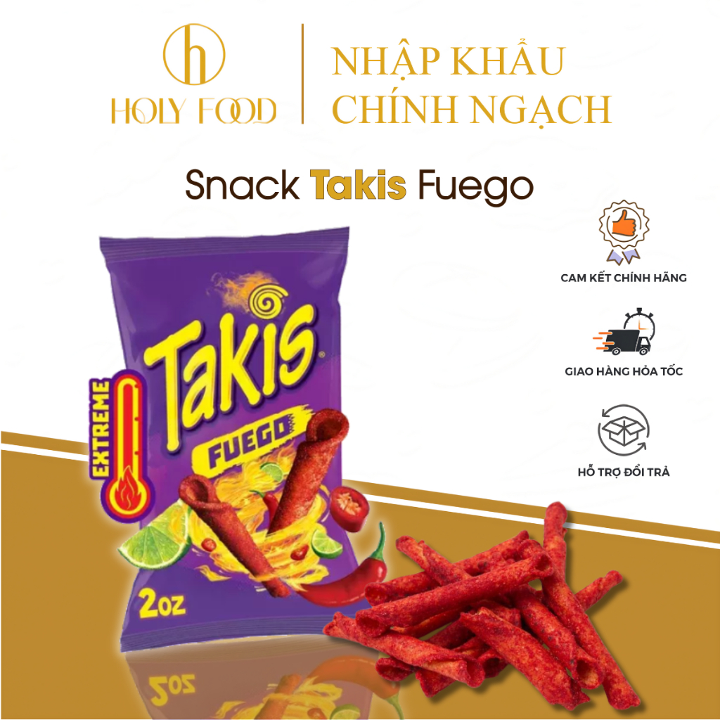 Bánh Snack Takis Size 100G vị Takis Fuego- Nhập khẩu chính ngạch Đức ...