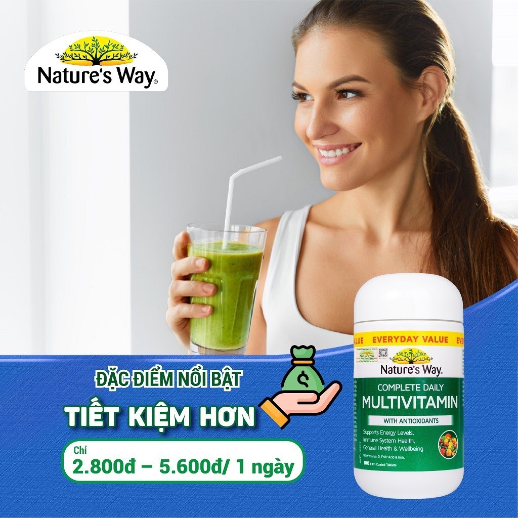 Vitamin tổng hợp Úc nature’s way complete daily multivitamin - 100 Viên ...