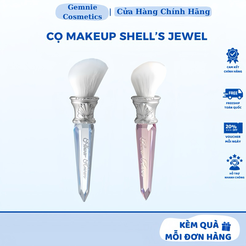 Cọ Makeup FLOWER KNOWS Shell’s Jewel - Bộ Sưu Tập Mới | Shopee Việt Nam