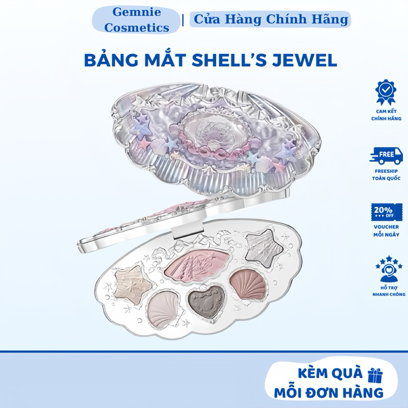 【ĐANG VỀ 】 Bảng Phấn Mắt FLOWER KNOWS Shell’s Jewel - Bộ Sưu Tập Mới ...