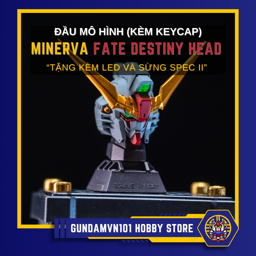 [KÈM KEYCAP, LED] MINERVA 1/100 FATE DESTINY HEAD (MG 8828 MC METAL ...