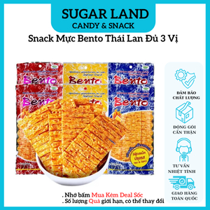 Mực Bento Gói 4g Snack Mực Bento Thái Lan Đủ 3 Vị Mực Bento Siêu Cay ...