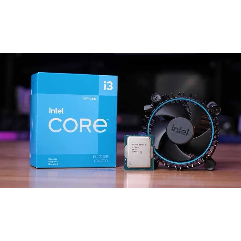 CPU INTEL CORE I3-12100F (3.3GHZ TURBO UP TO 4.3GHZ, 4 NHÂN 8 LUỒNG, 12MB CACHE, 58W)- SOCKET ...