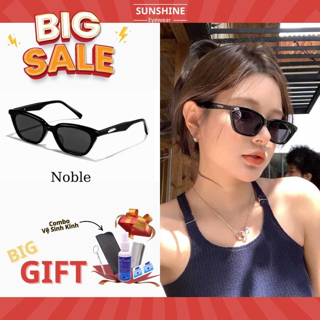 Kính mắt nam nữ chống tia UV SunShine, kính thời trang đeo đi chơi, đi ...