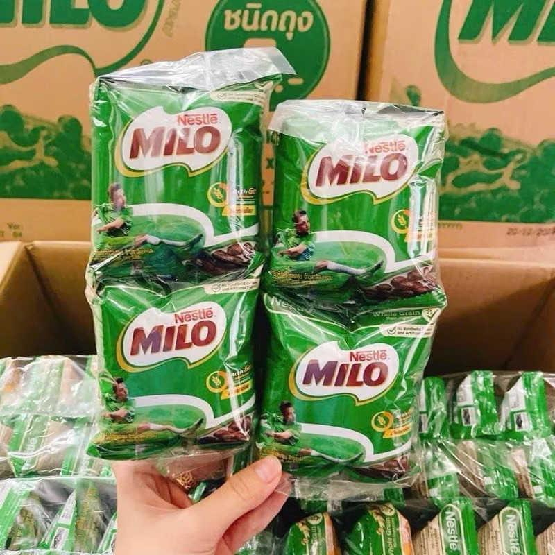 Snack Bim bim ngũ cốc milo Thái bịch 12 gói giàu dưỡng chất - Snack Ngũ ...