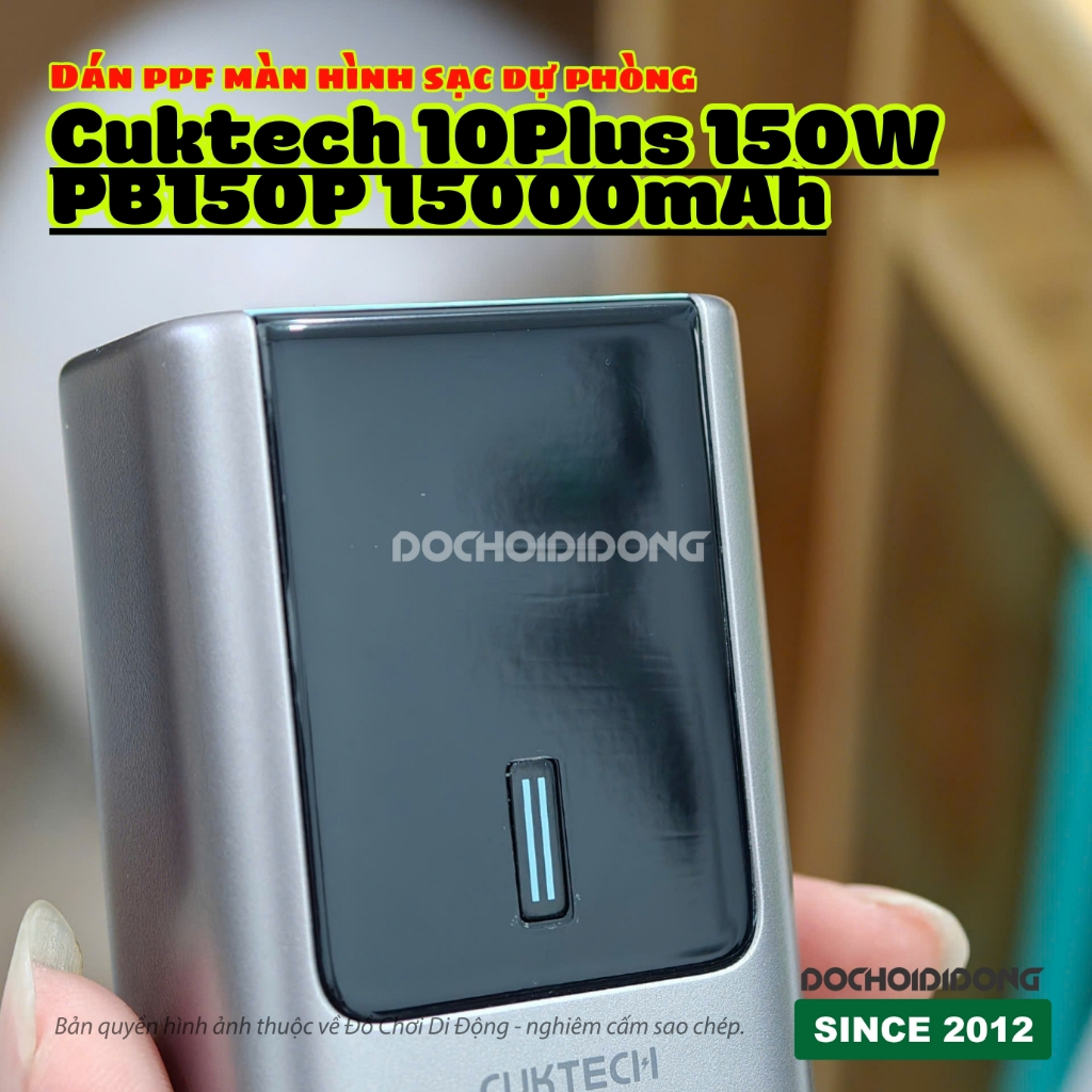 Miếng Dán PPF Màn Hình Cuktech 10 Plus PB150P 15000mAh | Shopee Việt Nam