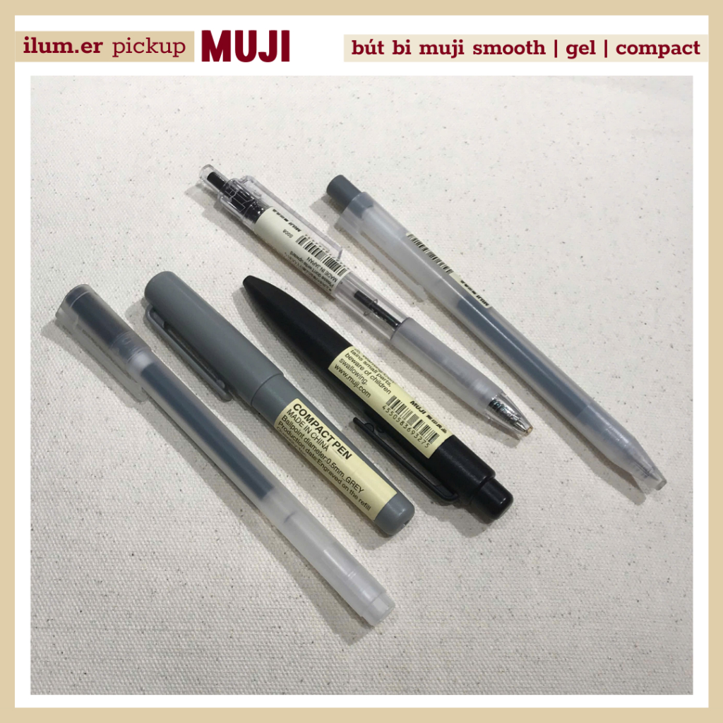 [pickup muji] bút bi muji | bút smooth muji | bút gel muji | bút compact muji | bút muji ...
