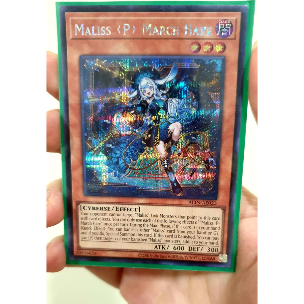 thẻ bài yugioh chính hãng Maliss P March Hare ALIN-AE023 Secret Rare | Shopee Việt Nam
