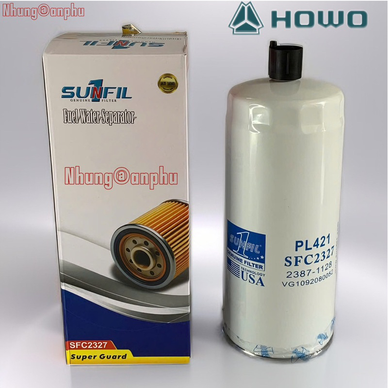 LỌC HOWO A7 PL420 / PL421 / WK962/7 / WK999/1 / JX0818 / JX1016 ...