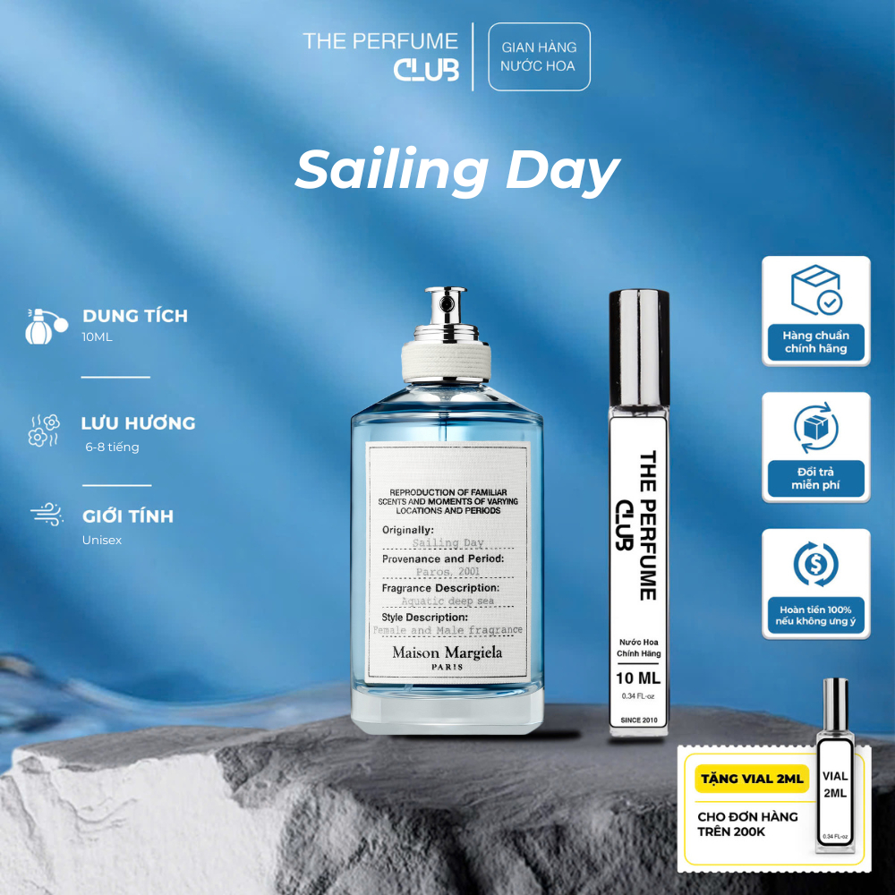 Nước Hoa Unisex Sailing Day 10ml | The Perfume Club | Shopee Việt Nam