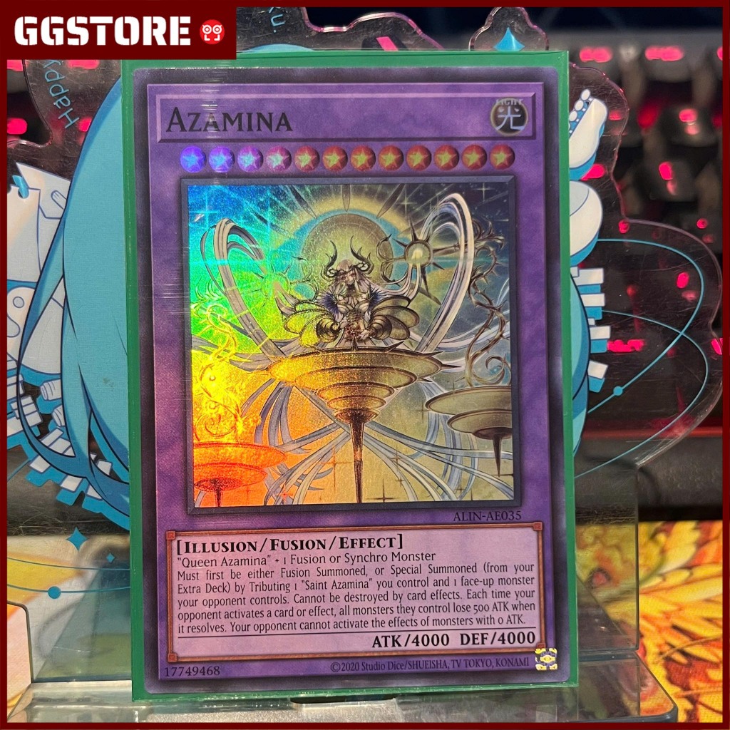 [ Bài Yugioh Chính Hãng ] ALIN-AE035 Azamina - Super Rare | Shopee Việt Nam