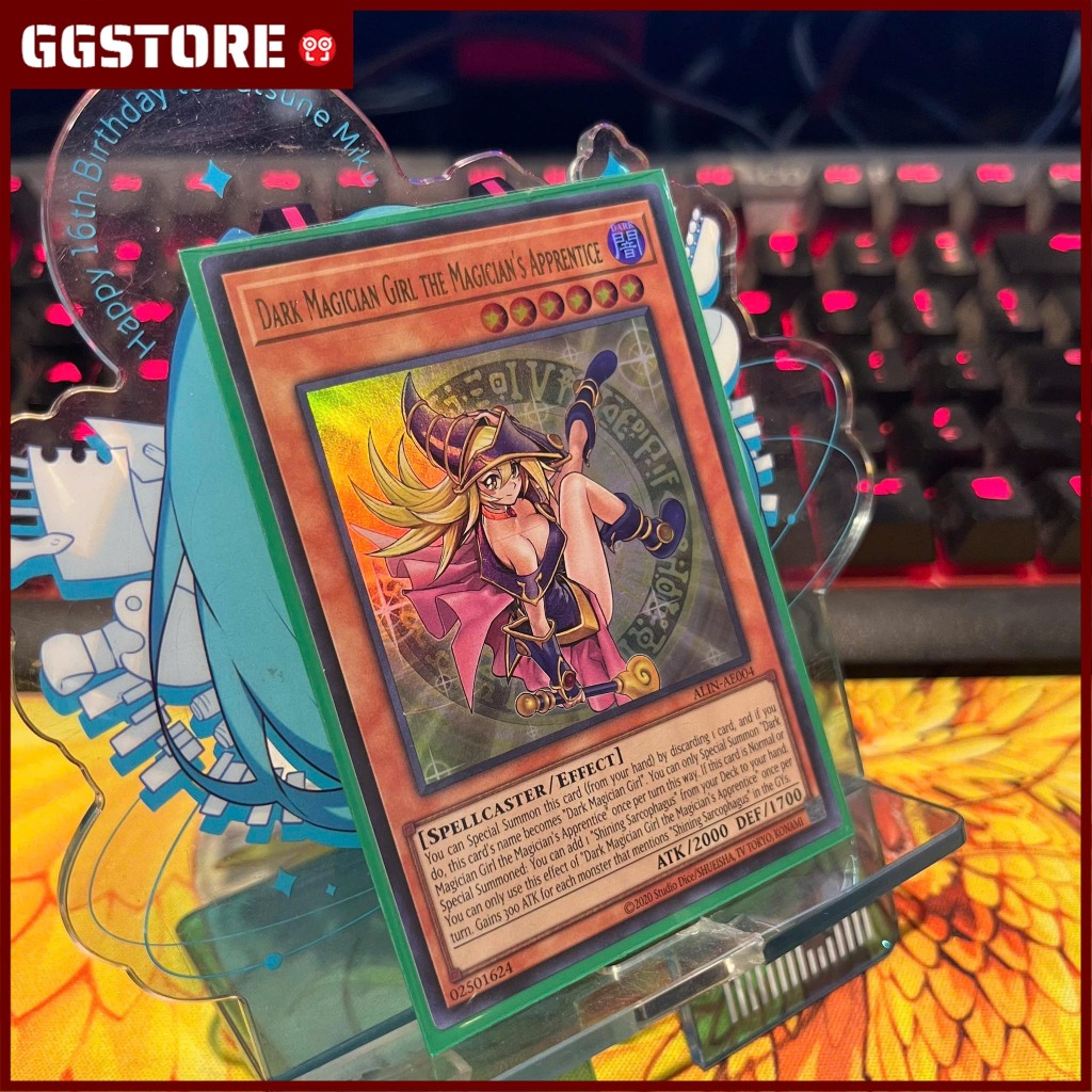 [ Bài Yugioh Chính Hãng ] ALIN-AE004 Dark Magician Girl the Magician's Apprentice - Ultra Rare ...