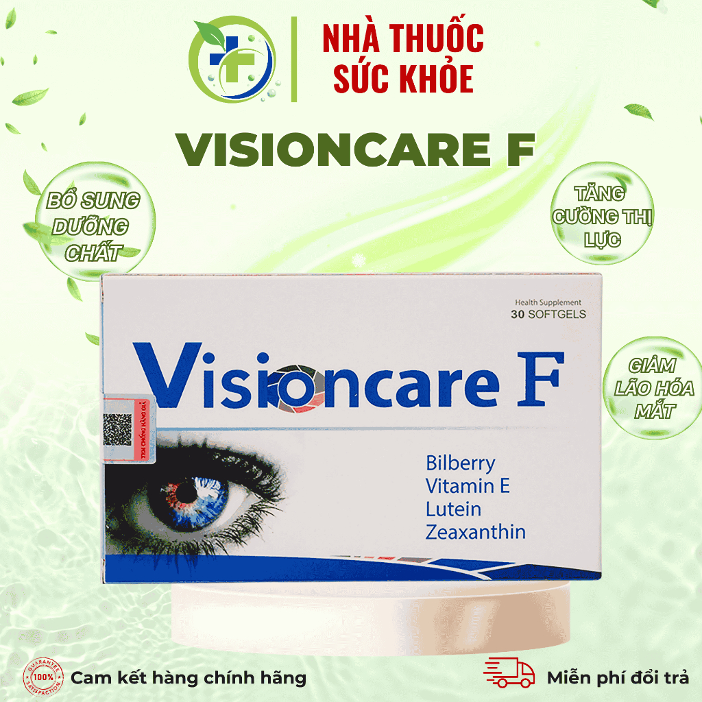 Visioncare F - Tăng cường thị lực, hạn chế lão hóa mắt | Shopee Việt Nam