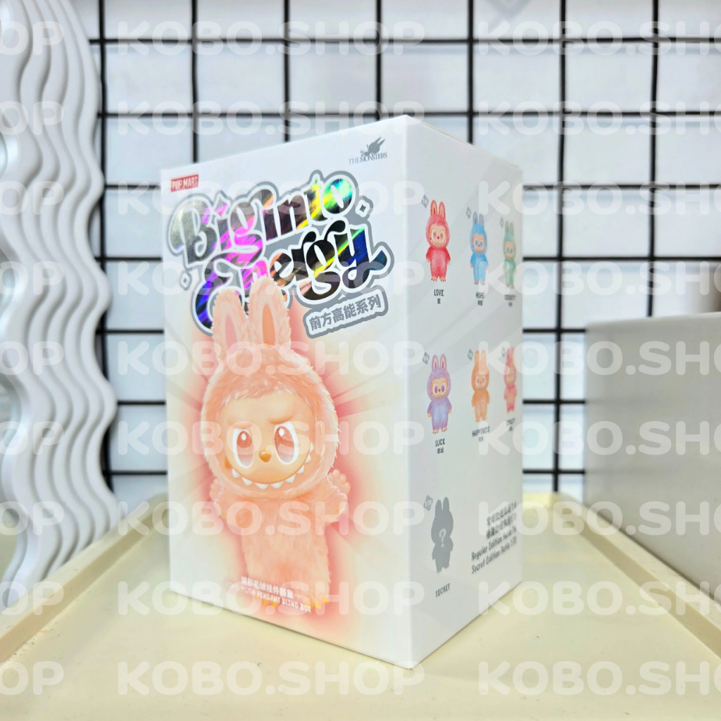 [CHÍNH HÃNG] POP MART LABUBU BIG INTO ENERGY Vinyl Face Plush - Labubu ...