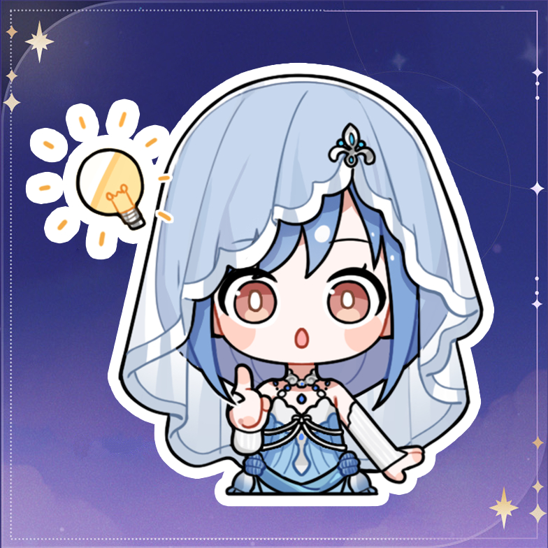[Infinity Nikki] Sticker Nikki - Bộ hình dán mùa sao băng | Shopee Việt Nam