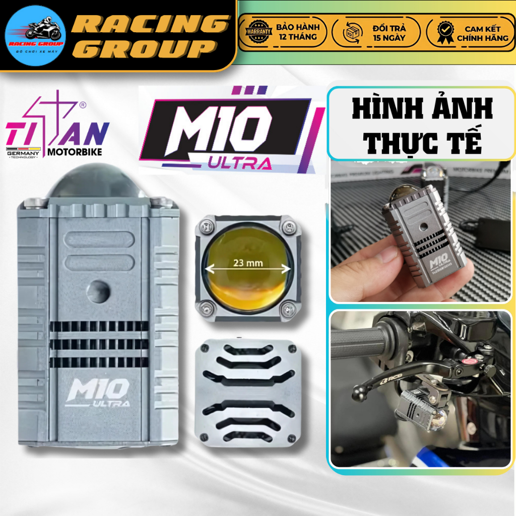 M10 Ultra Đèn Trợ Sáng Bi Cầu Titan M10 Ultra 25W Siêu Sáng Chống Nước ...