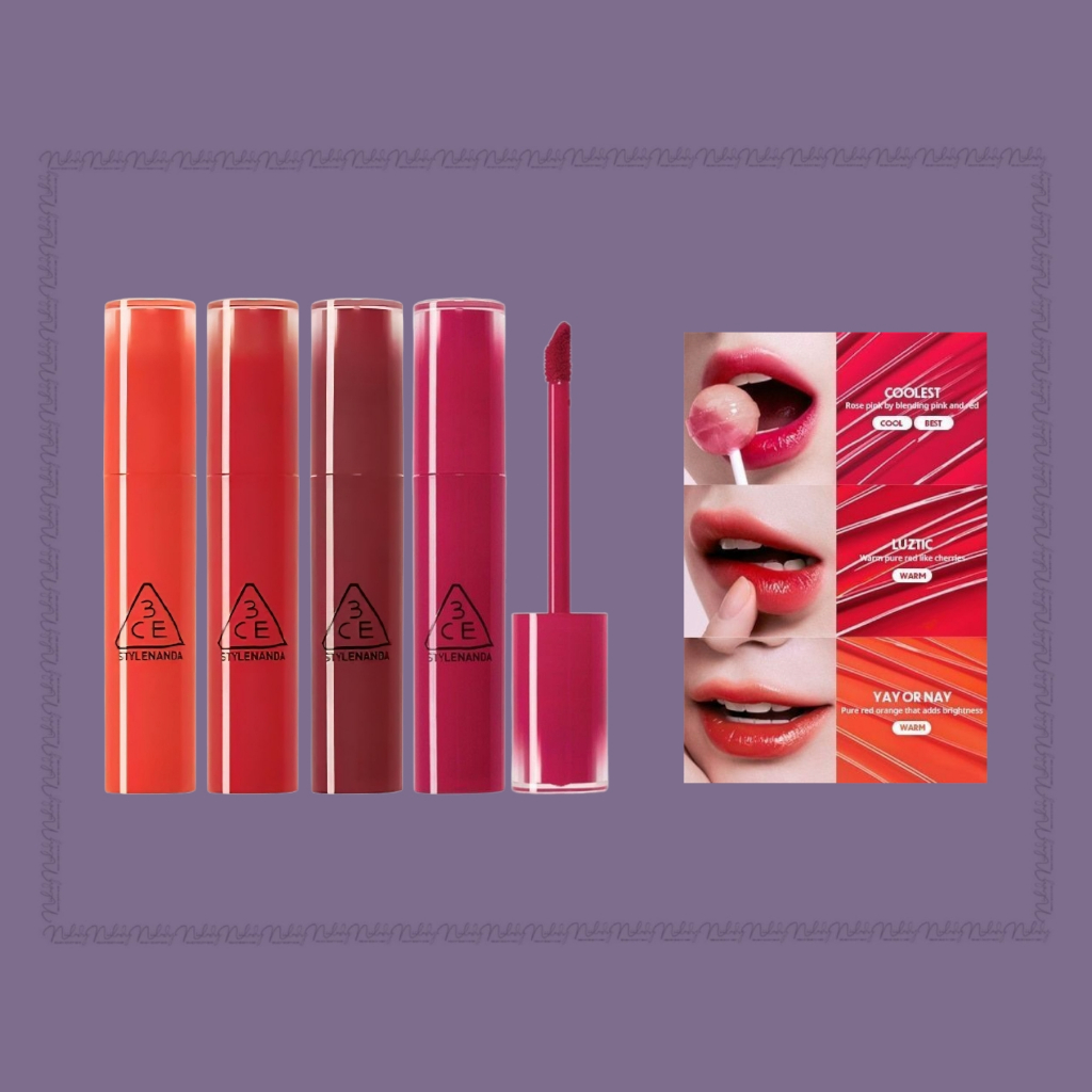 Son tint lâu trôi 3CE Lazy Pop Lip Stain | Shopee Việt Nam