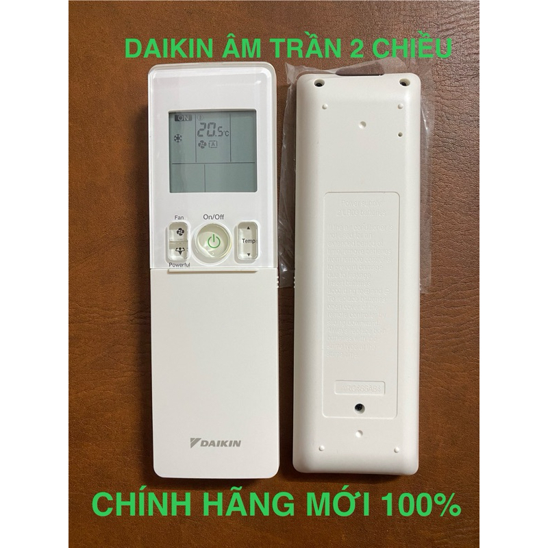 Remote Daikin Âm Trần 2 Chiều, Điều Khiển Điều Hoà Daikin Chính Hãng ...