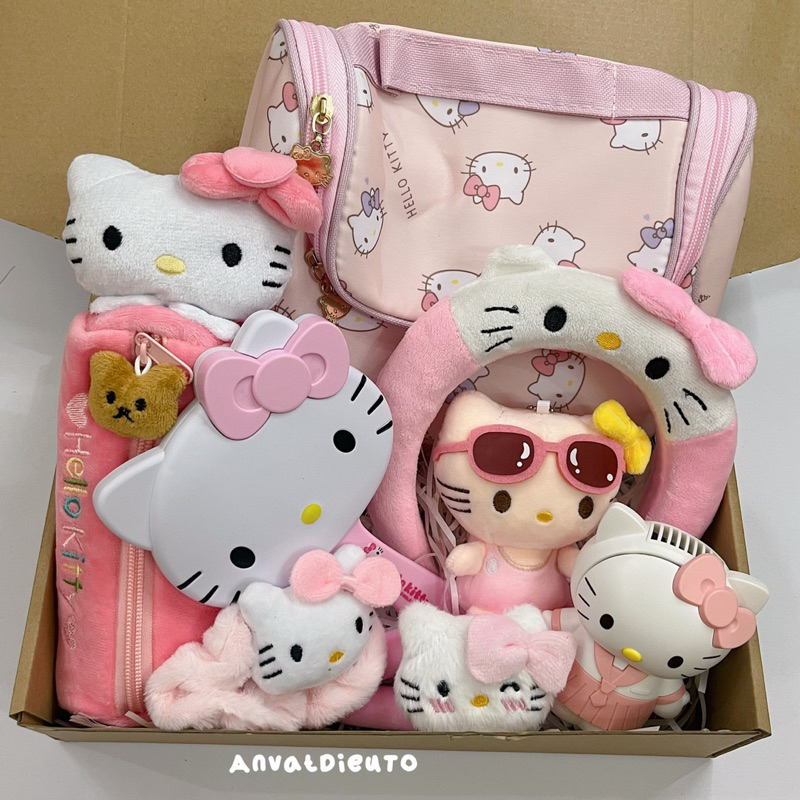[Hàng sẵn HCM] bộ quà tặng mèo hello Kitty cao cấp | Shopee Việt Nam