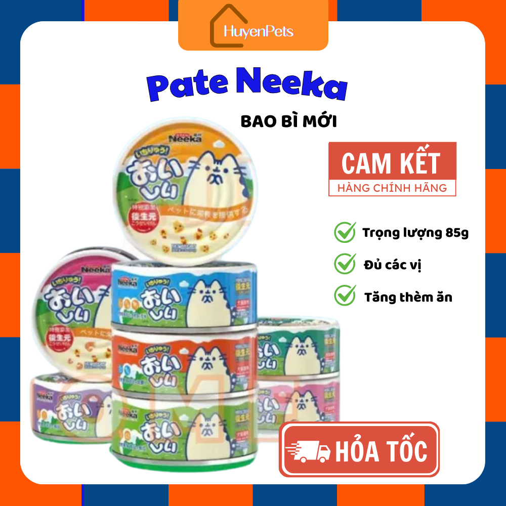 Pate Neeka Lon 85g Cho Chó Mèo Nhiều Vị Bổ Sung Dinh Dưỡng dạng sốt thịt dạng gravy | Shopee ...