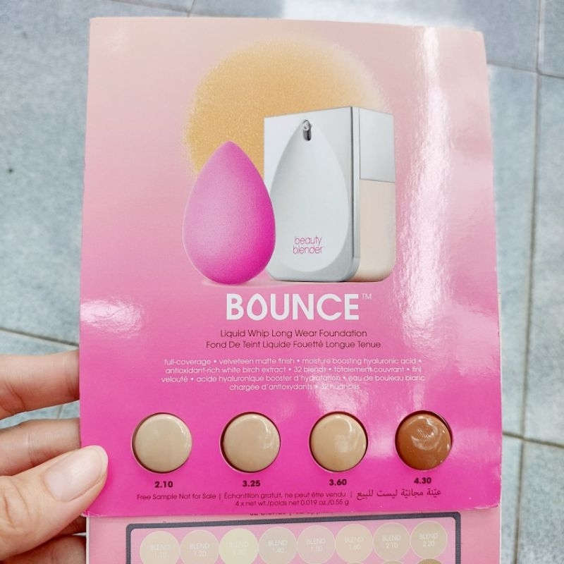 Mẫu thử kem nền Bounce Beautyblender 4 ô*0,55g | Shopee Việt Nam