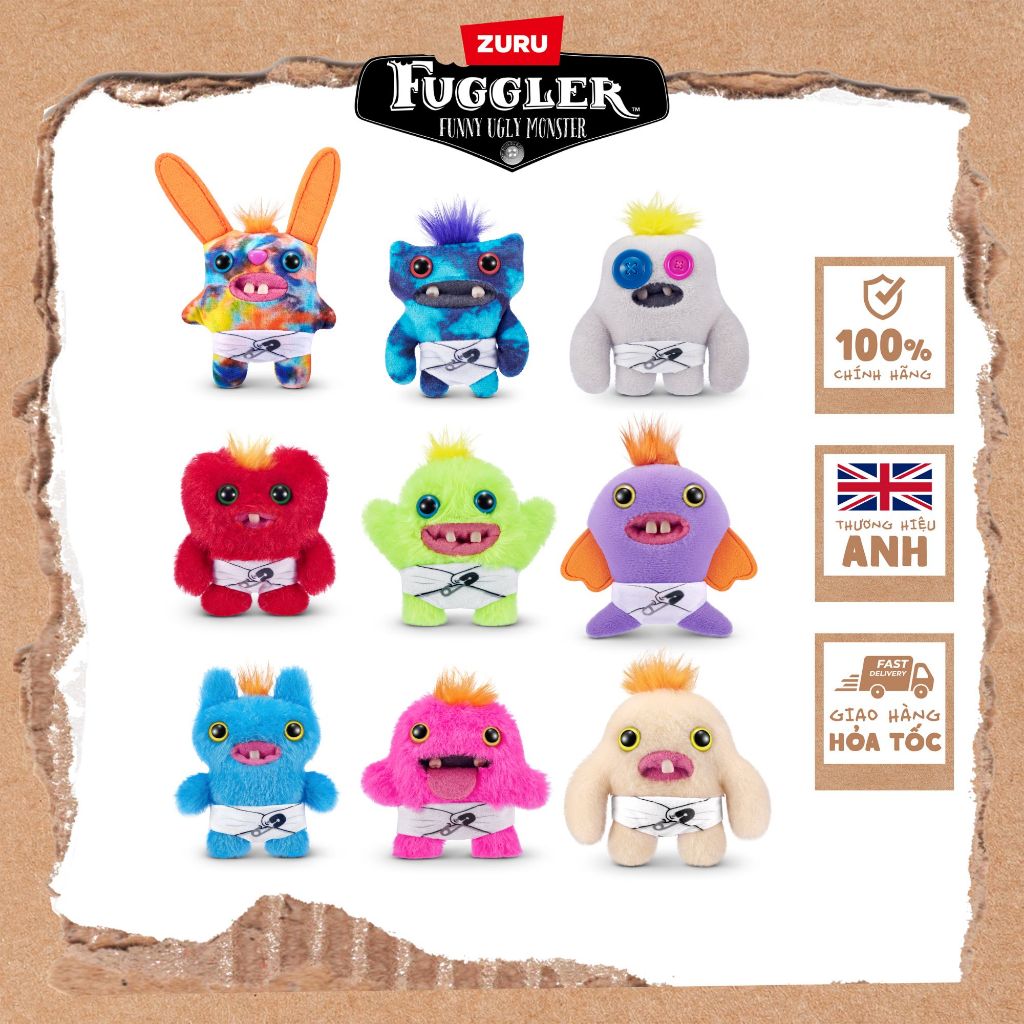 [CHỌN MẪU] Đồ Chơi Sưu Tầm ZURU TOYS Fuggler Baby Fuggs 3.5" 15703 ...