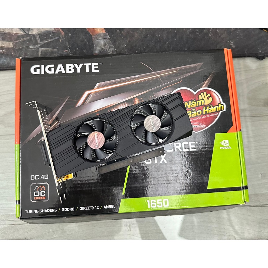 [HCM]VGA (Cạc màn hình) GIGABYTE GeForce® GTX 1650 OC Low Profile 4G ...