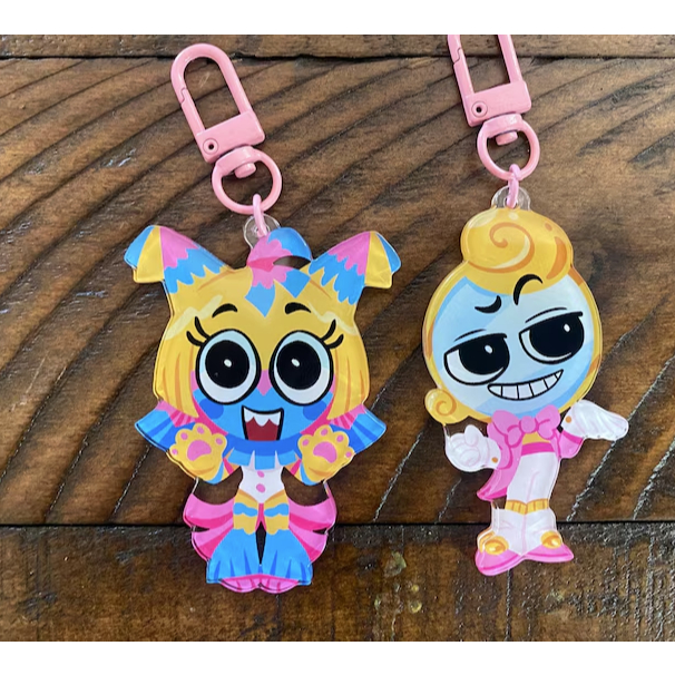 Dandy's World Keychain | Pebble, Dandy, Astro, Shrimpo, Vee, Shelly ...