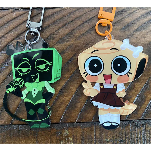 Dandy's World Keychain | Pebble, Dandy, Astro, Shrimpo, Vee, Shelly ...