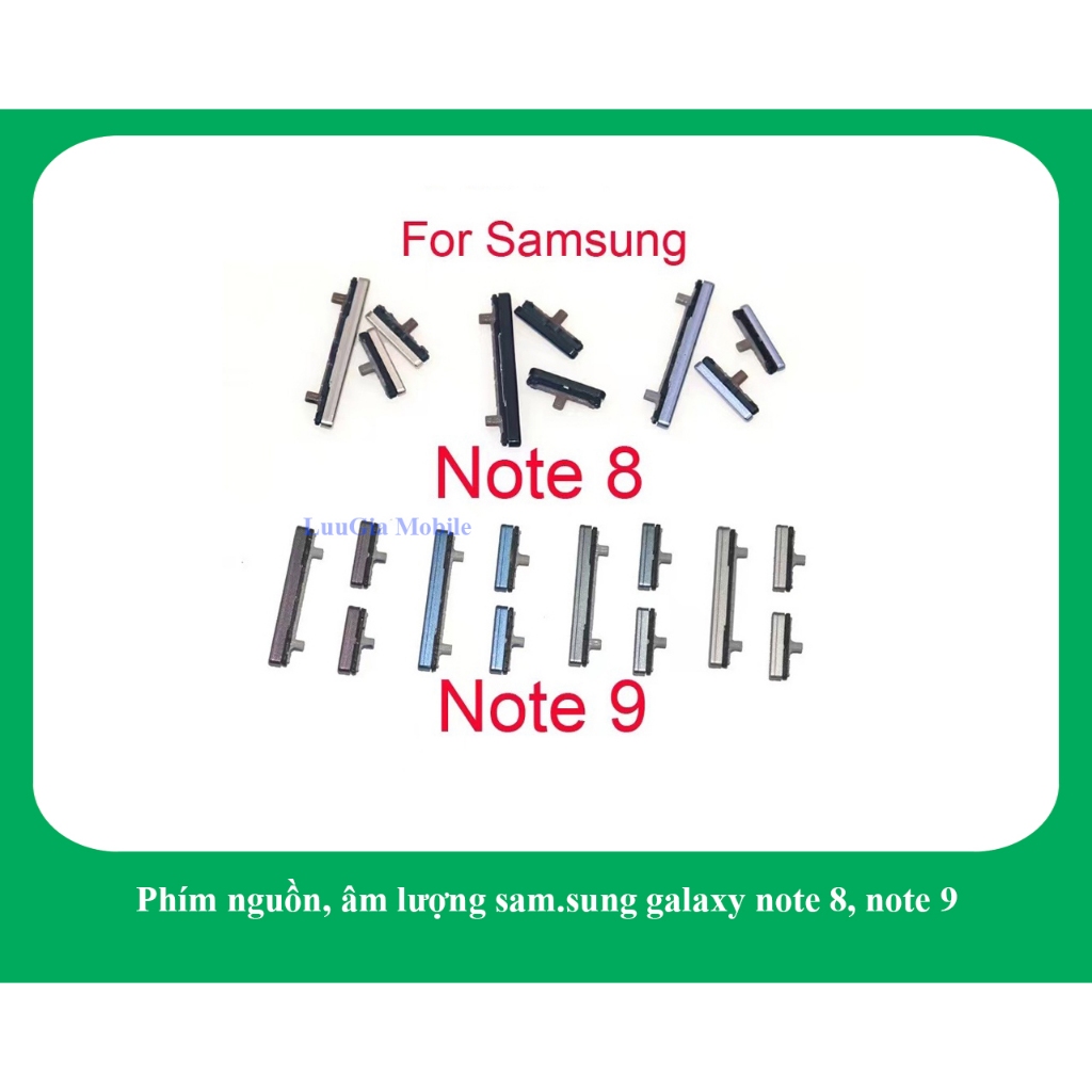 Phím nguồn, âm lượng samsung galaxy note 8 note 9 | Shopee Việt Nam
