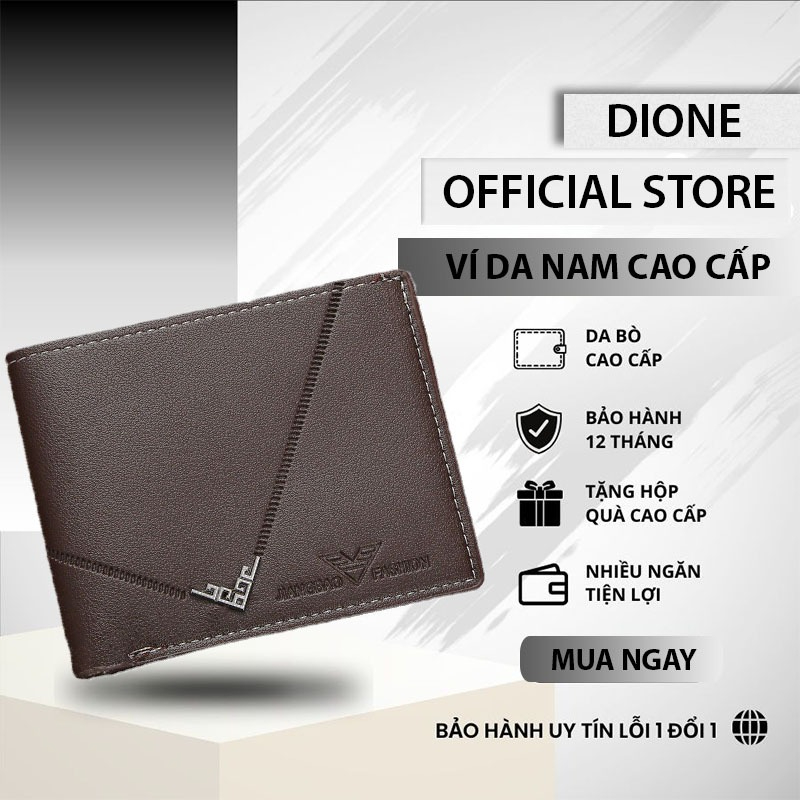 Ví nam bóp đựng tiền chất lượng đảm bảo thời trang Dione Official | Shopee Việt Nam
