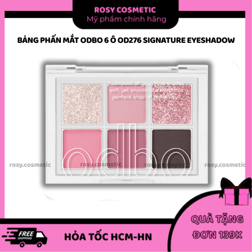 [HỎA TỐC] Bảng Phấn Mắt Odbo Tone Nâu Tây Signature Eyeshadow Palette OD276 - Bảng Màu Mắt Tông ...