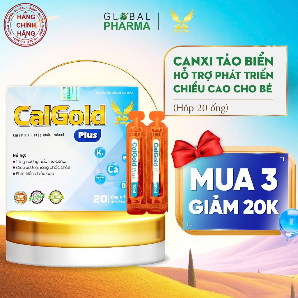 Siro canxi hữu cơ Calgold Plus - giúp tăng chiều cao, xương răng chắc ...