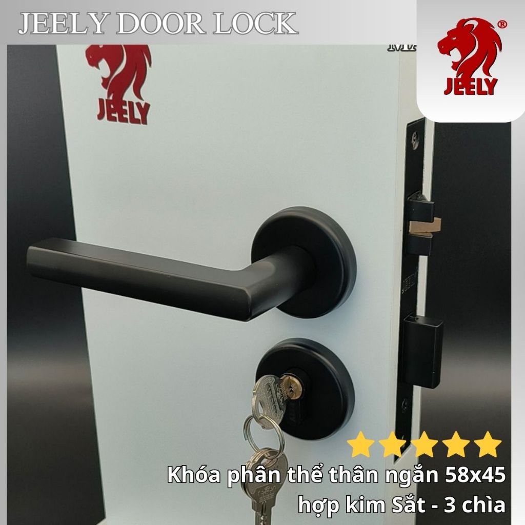 [H801] KHÓA PHÂN THỂ JEELY 200mm MỚI - KHÓA TAY GẠT cửa gỗ,cửa nhựa ...