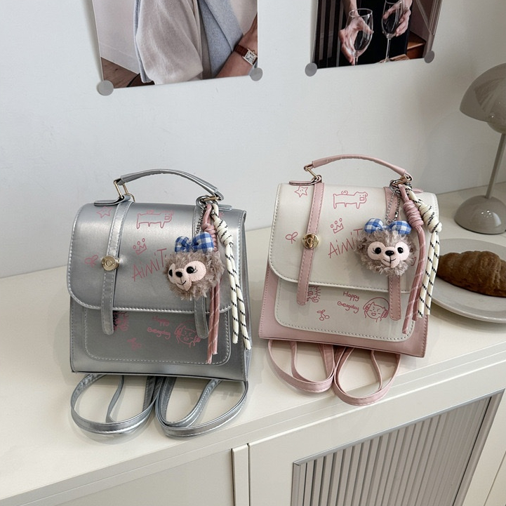 Balo nữ thời trang KAMILA balo mini size 20cm kèm móc treo dễ thương ...