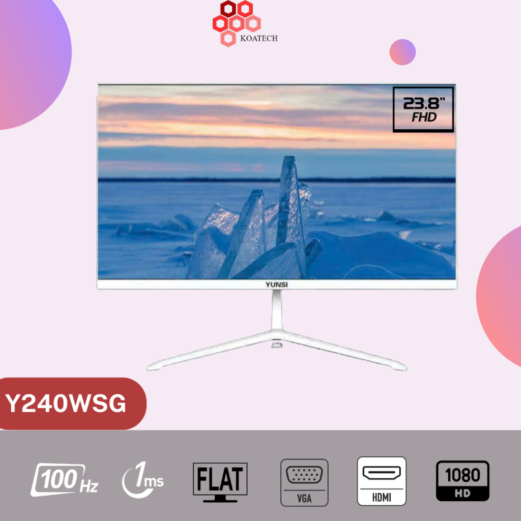 MÀN HÌNH PHẲNG YUNSI Y240WSG 24INCH (100HZ | 1ms | 1K FULL HD | HDMI ...