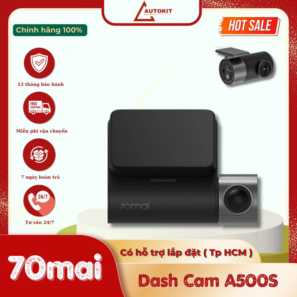 Camera hành trình 70mai Dash Cam Pro Plus A500S (Phiên bản Quốc Tế ...