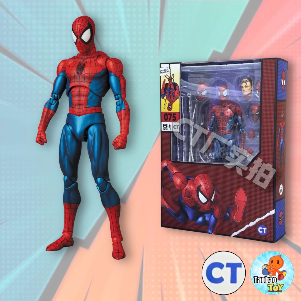 (Có sẵn- Hoả tốc) Mô Hình CT Spider Man 075 Mafex Spiderman MAF075 hãng ...