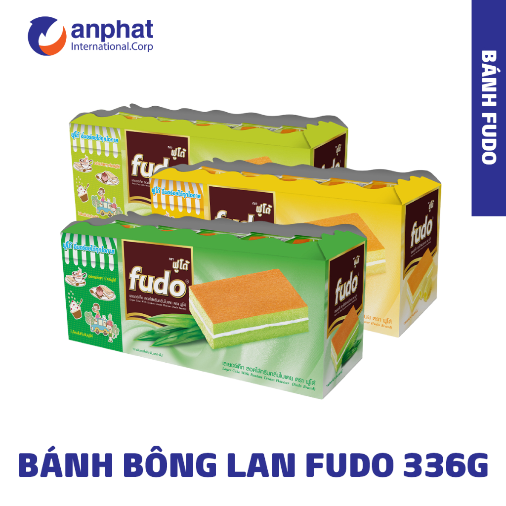 Bánh bông lan Fudo 336g Fudo Layer Cake (14gx24 chiếc) nhập khẩu ...