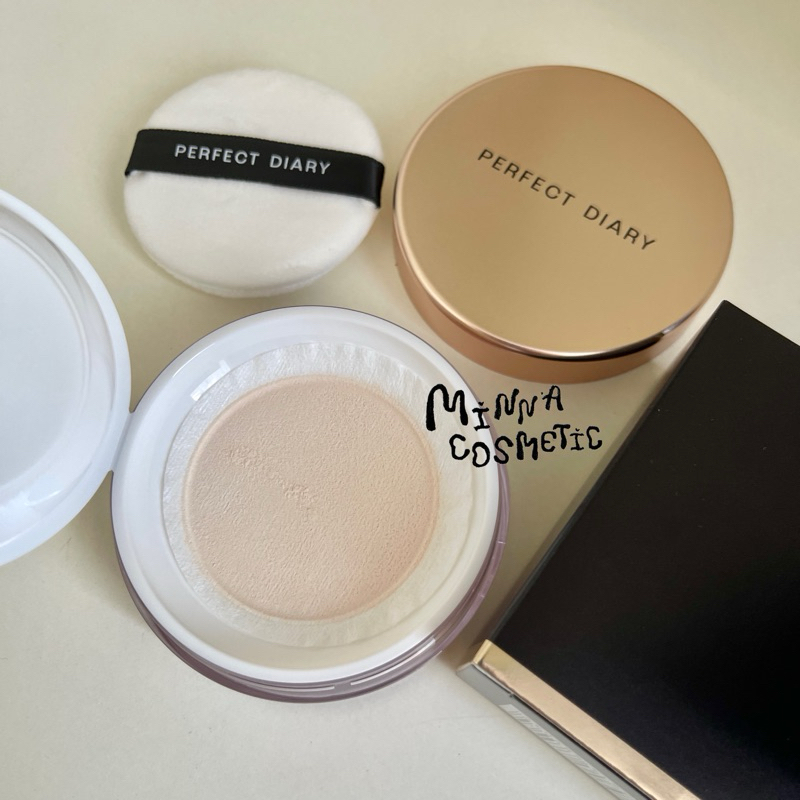 [PERFECT DIARY] Phấn Phủ Bột PERFECT DIARY Nắp Vàng Kiềm Dầu Kháng Mồ Hôi 7g Minna Cosmetics ...