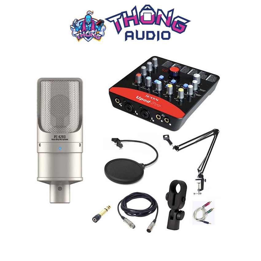 [Chính hãng, Bảo hành 12 tháng] Combo Micro Livestream PC K200 gen 2 và ...