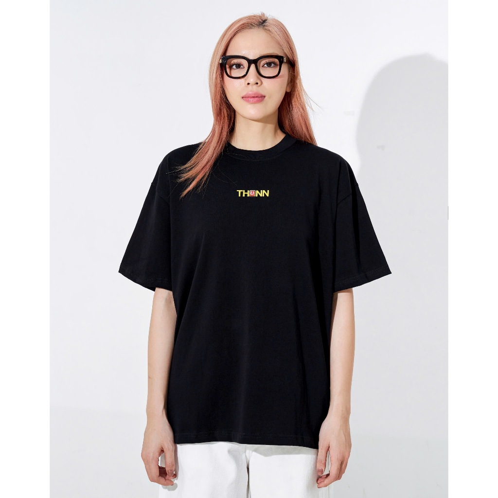 Áo thun Cotton - THUNN ORIGINAL SWITCH TEE-black | Shopee Việt Nam