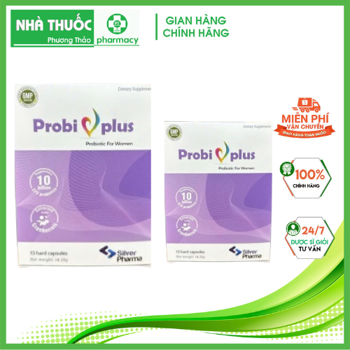 Viên Uống Bổ Sung Lợi Khuẩn Phụ Nữ Probi VPlus - Hộp 15v Hỗ Trợ Bổ Sung ...