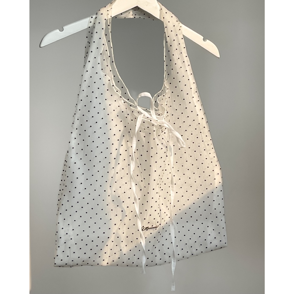 Dear Dot Tote Bag - Remmus | Túi chấm bi 2 lớp voal cho nữ | Shopee ...