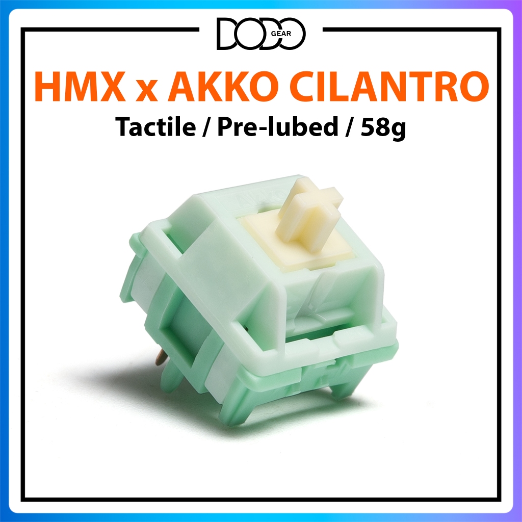 Switch Akko x HMX Cilantro 5 PIN Tactile 58g công tắc bàn phím Switch Akko x HMX Cilantro DoDo ...