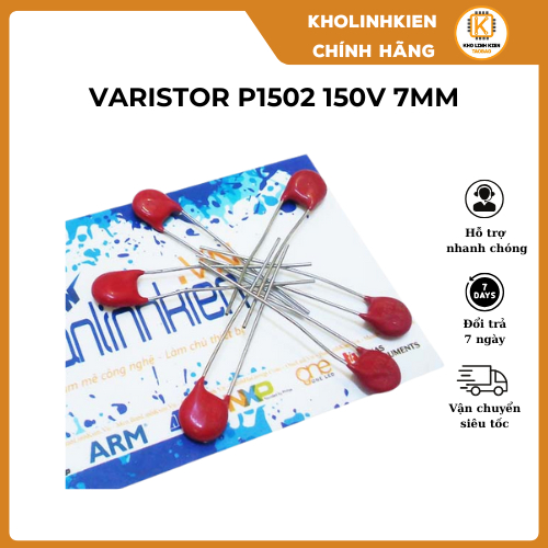 Tụ chống sét Varistor P1502 150V 7MM Kholinhkien | Shopee Việt Nam